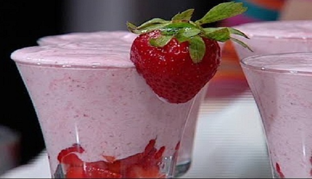 اسهل واحلى موس فراوله للشيف سارة عبد السلام بالفيديو